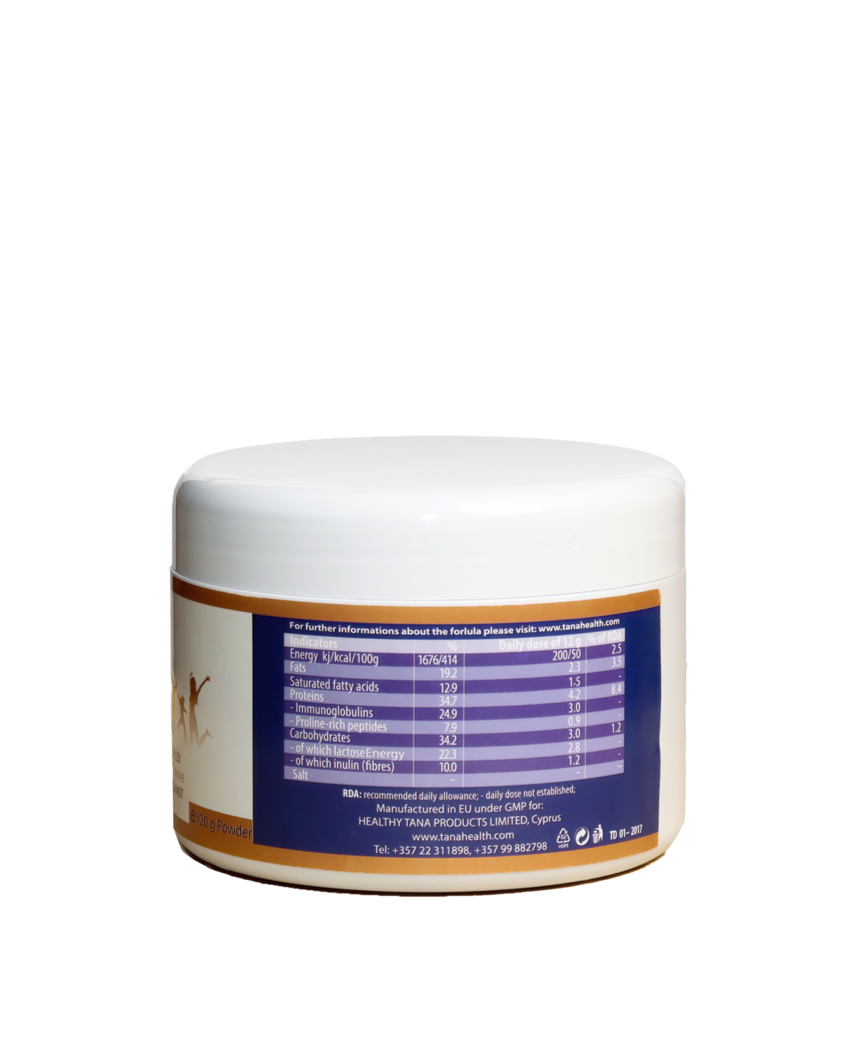 IRF Family - IMMUNO REGULATING FACTORS - 120g - Tana health
